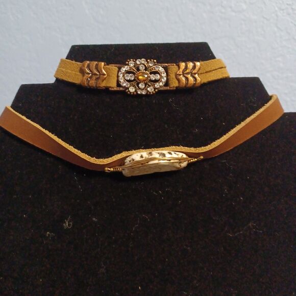 Rustic Cuff | Jewelry | Rustic Cuff Boho Leather Jewelry Set Two ...